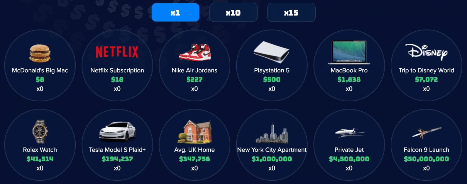 This game gives you 30 seconds to spend Elon Musk's grotesque fortune