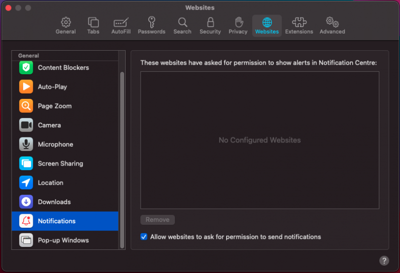 How to turn off those 'allow site notifications?' pop-ups in every browser