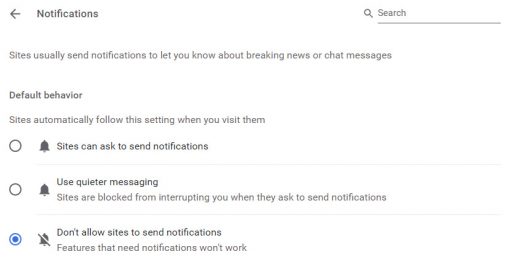 How to turn off those 'allow site notifications?' pop-ups in every browser