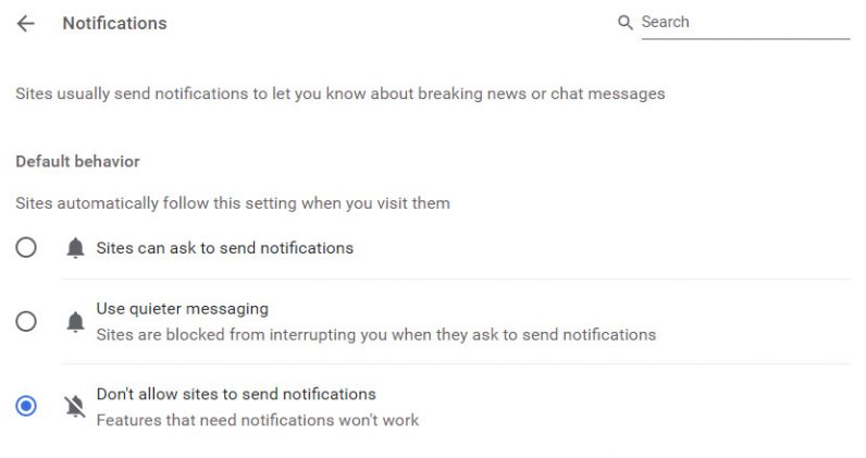 How to turn off those 'allow site notifications?' pop-ups in every browser