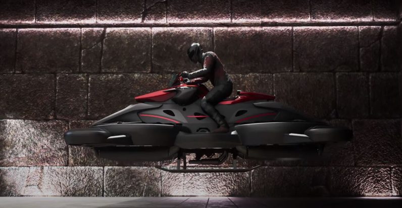 This bizarre Japanese flying bike wants to bring air travel to the streets