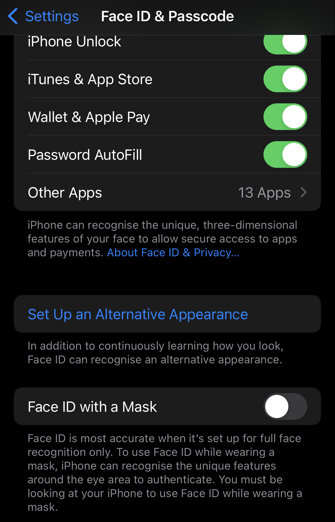 How to use your iPhone’s Face ID with a mask on
