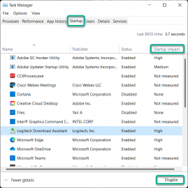 How to prevent apps from running at startup in Windows 11