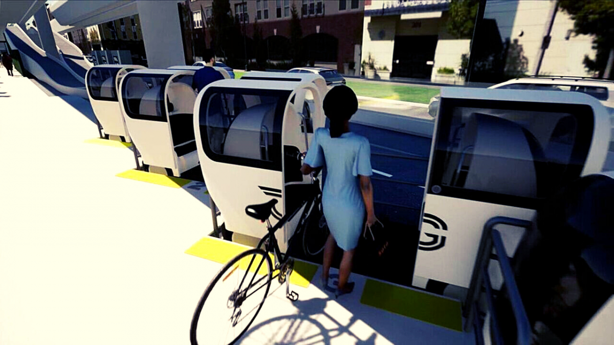 This company wants to make pod-cars public transport — for free