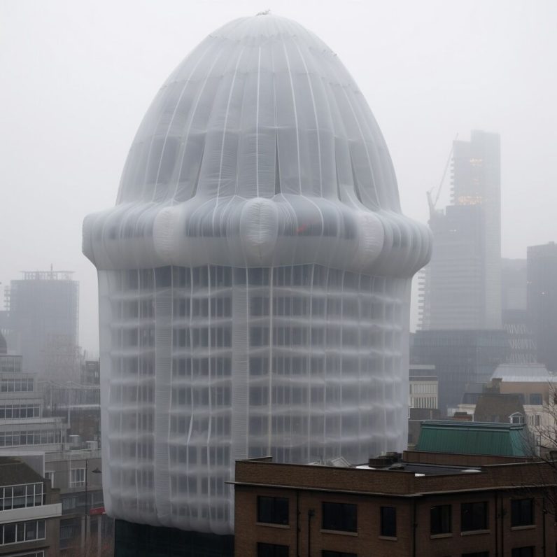 A glimpse into AI’s future in architecture: Inflatable skyscrapers