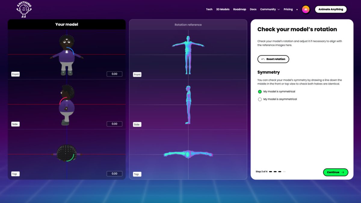 New AI tool promises to rig and animate static models in moments